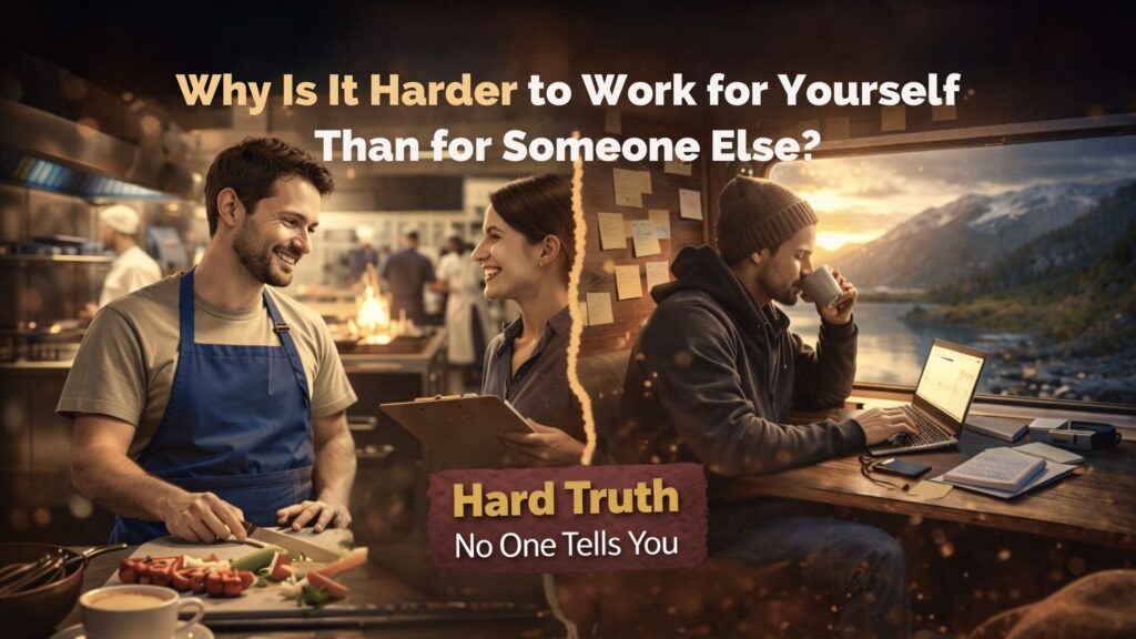 Why Is It Harder to Work for Yourself Than for Someone Else?